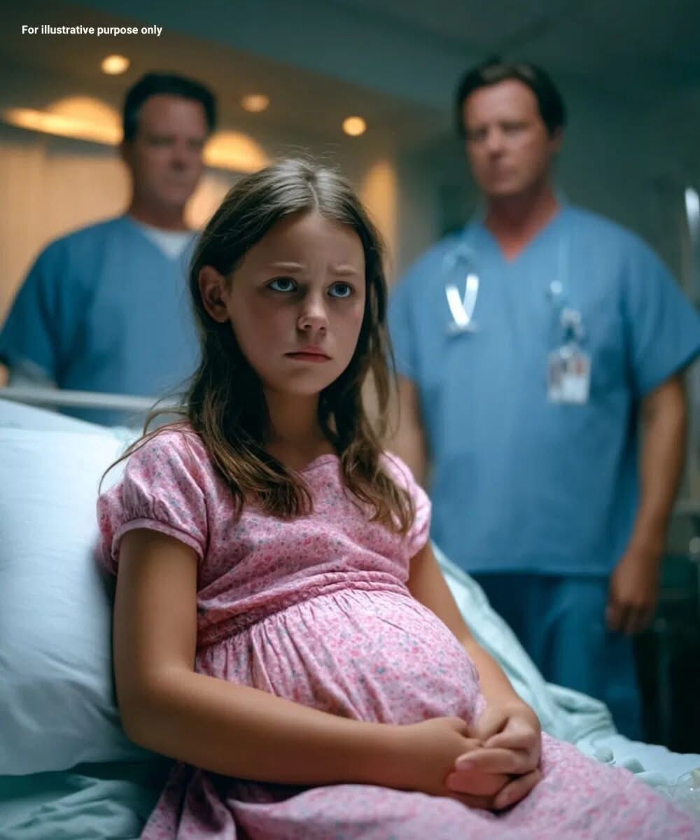 STORIES A 12-year-old girl with a big belly was brought to the hospital ...