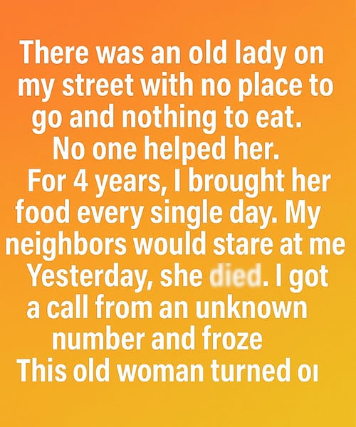 The Old Woman No One Spoke To Left Me Something That Changed Everything ...