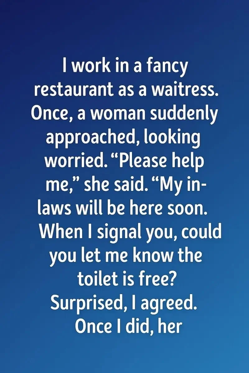 She Asked Me About the Restroom—But What She Needed Was Relief.. – The ...