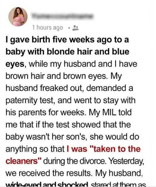 My Husband Demanded a Paternity Test After Our Baby Was Born — The ...