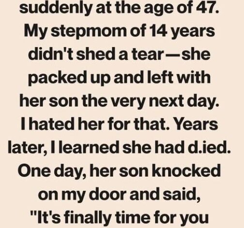 After My Dad’s Funeral, My Stepmom Vanished Without a Word — 13 Years ...